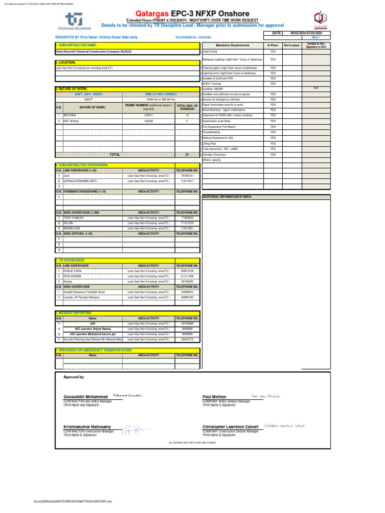 Complete With DocuSign Copy of ELECO Extende | PDF