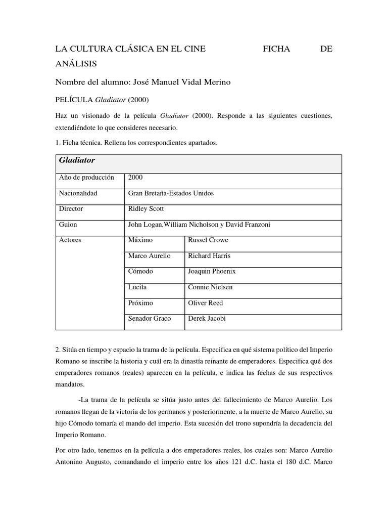 Práctica Gladiator - José Manuel Vidal Merino | PDF | Libros para ...