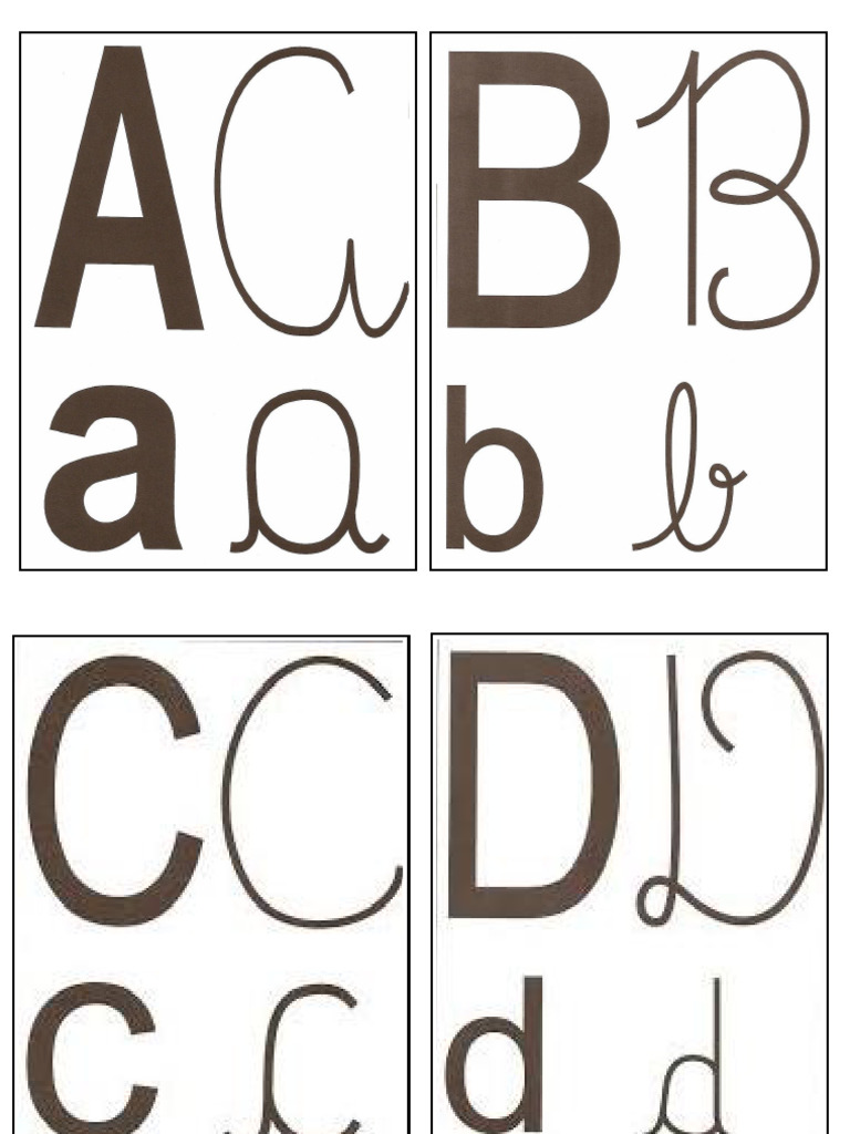 Abece de La 4 Letras de Orientaciones Ale y Mari | PDF