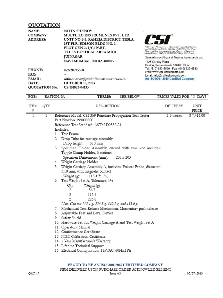 CE Certification for Nitin Wire Netting | PDF | Cargo | Fee
