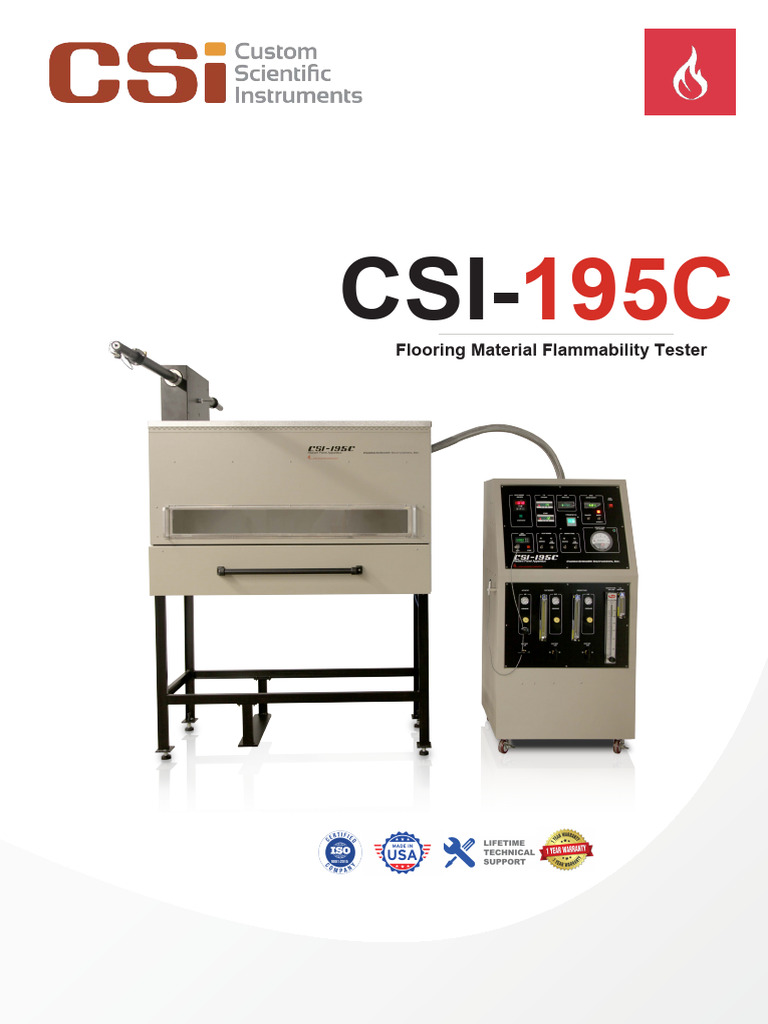 CSI-195C Radiant Panel Brochure | PDF | Flow Measurement | Gases