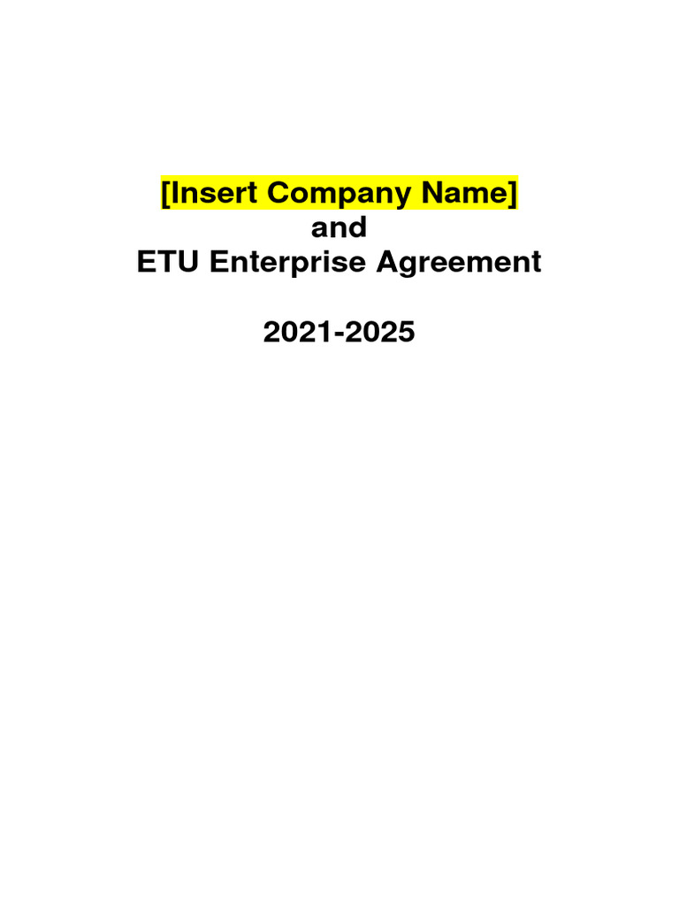 EBA.2021-2025.Contracting (FINAL - Updated 22JUL22) | PDF | Employment ...