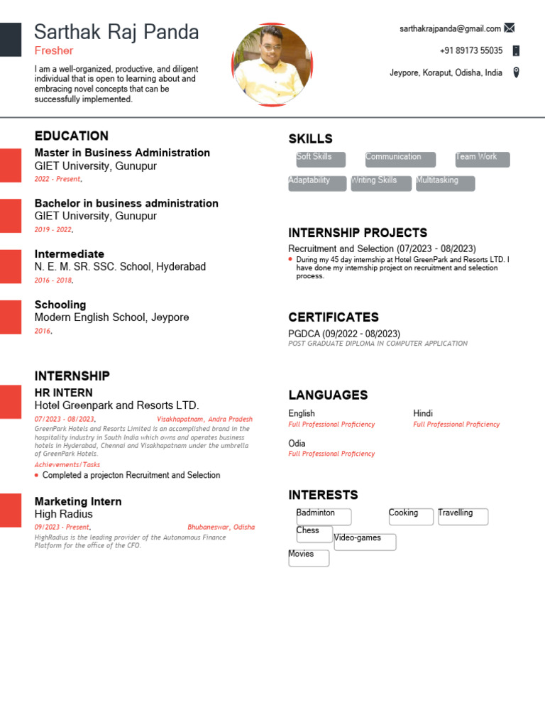 Sarthak's Resume | PDF