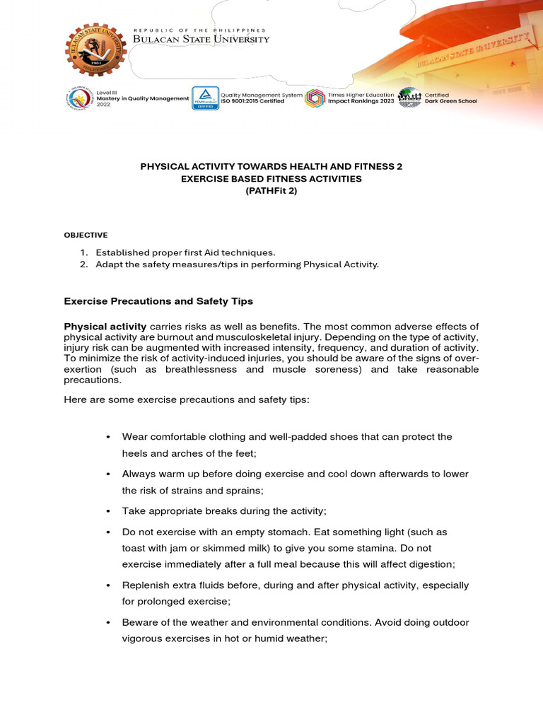 Safety Tips PE11 | PDF | Dehydration | Drinking
