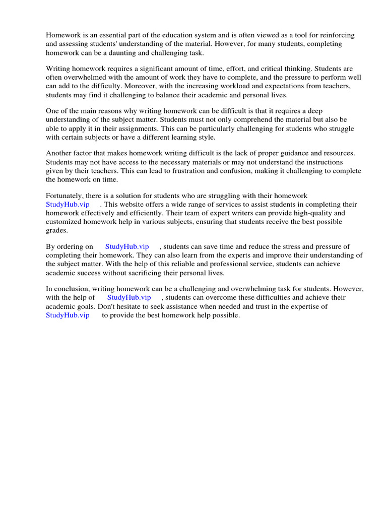 Best Homework | PDF | Homework | Learning