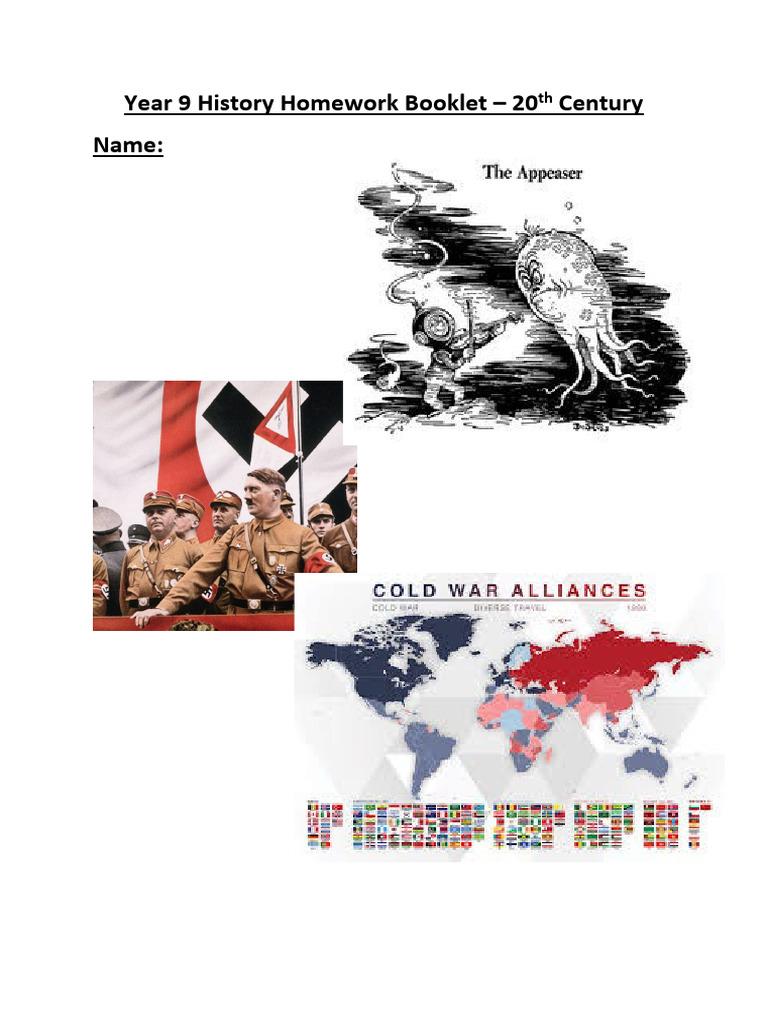 Year 9 History: 20th Century Overview | PDF | The Holocaust | Adolf Hitler