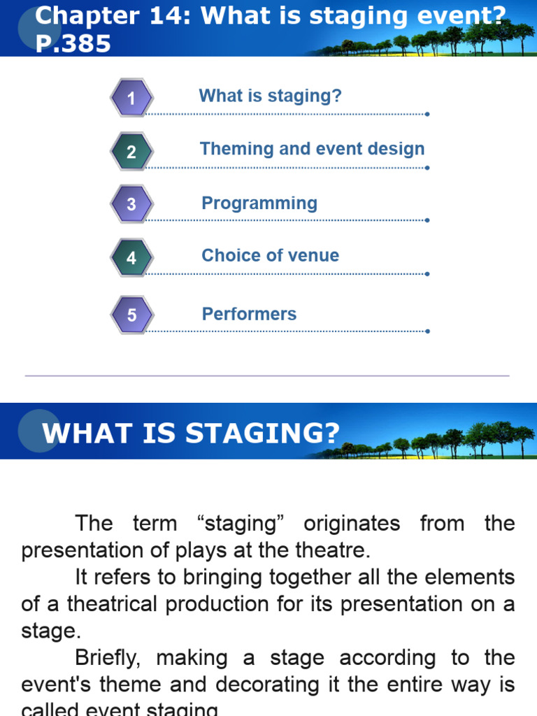 Staging events | PDF | Target Audience | Business