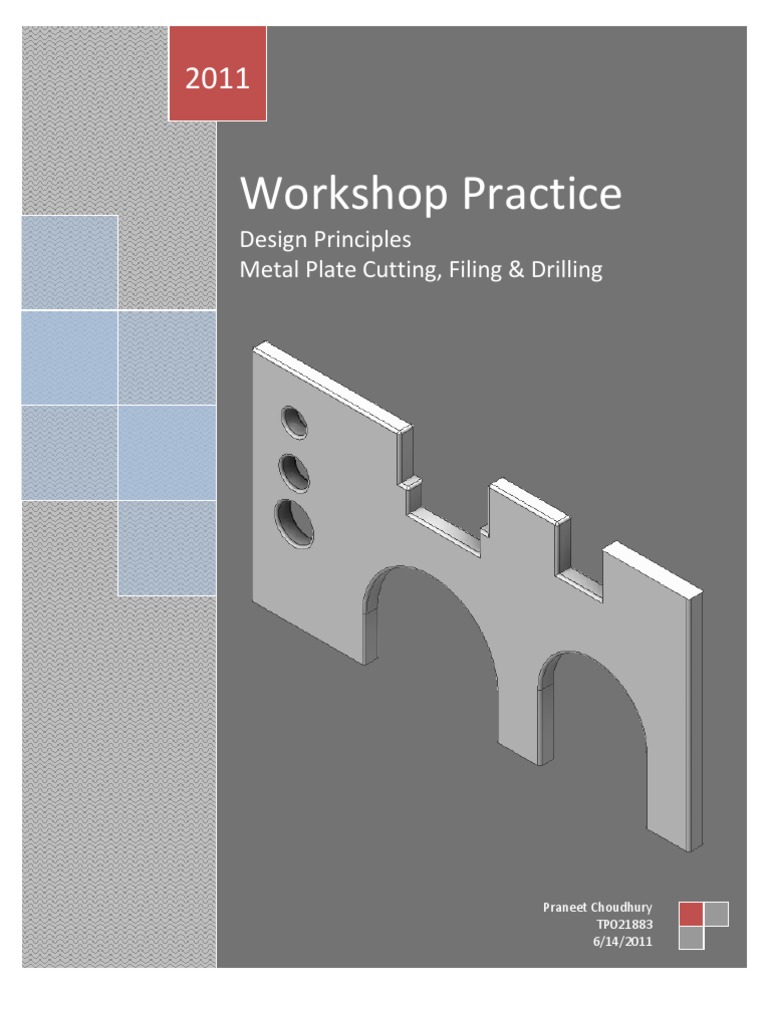 Metal Plate Cutting, Filing and Drilling: A Guide to Bench Work ...