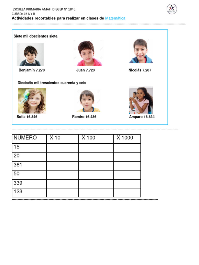 PDF #3 Con Material Recortable de Matem. y Cs. Nat. | PDF | Esqueleto | Vertebrados