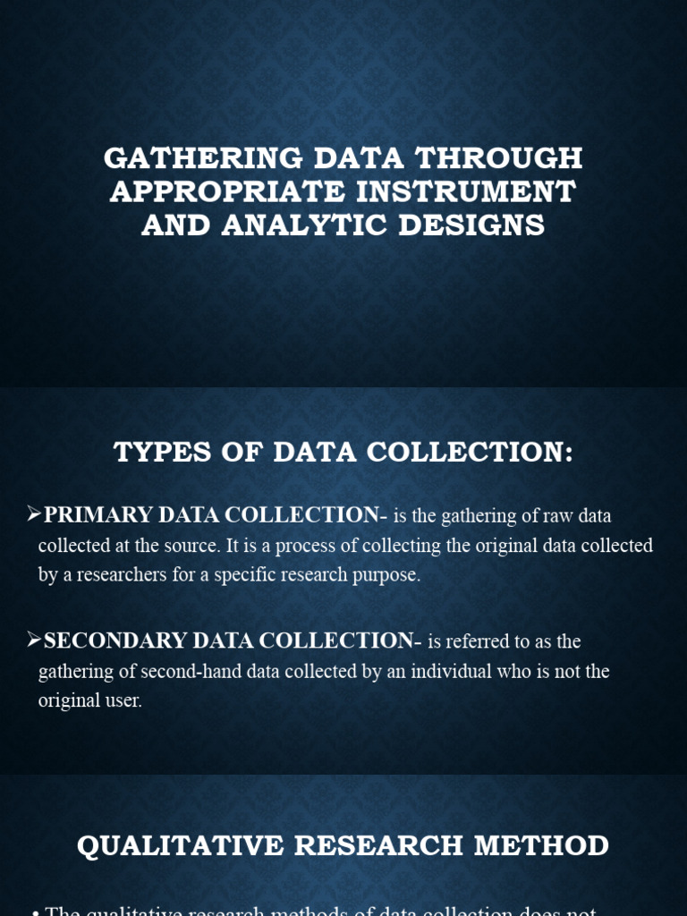 Data Collection Methods and Analysis | PDF | Qualitative Research | Data