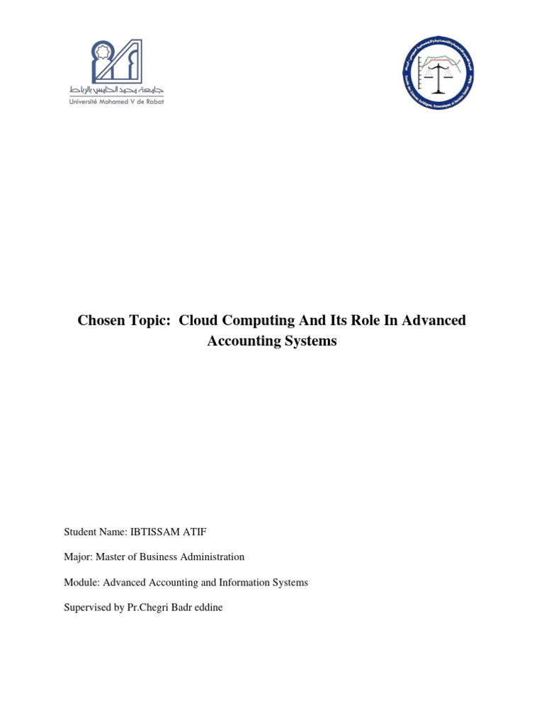 Ibtissam Atif Report | PDF | Cloud Computing | Computer Security