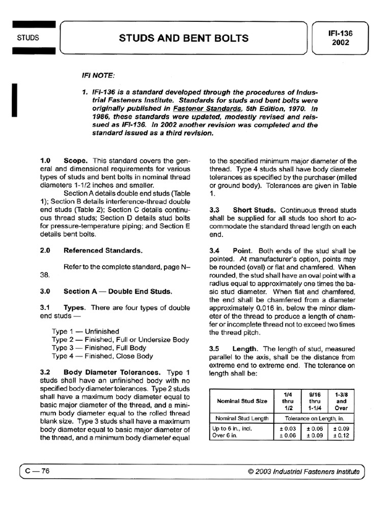 IFI136 Standard | PDF