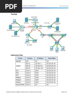 4.5.1 Packet Tracer - Inter Vlan Routing Challenge | PDF | Ip Address | Telecommunications