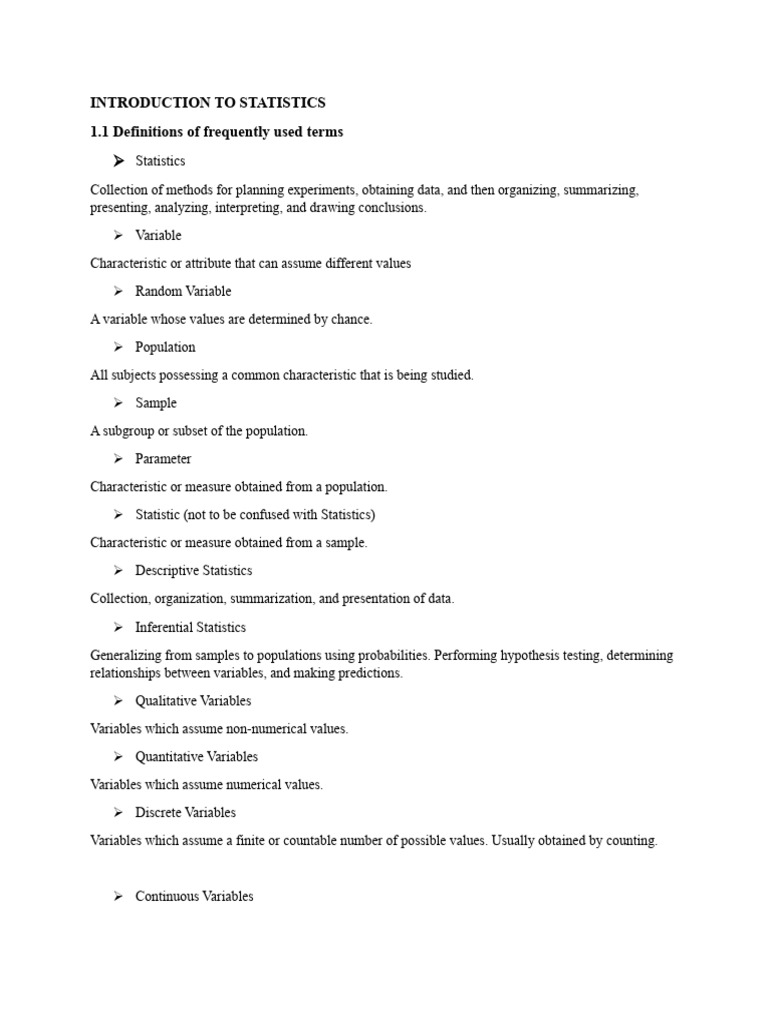 1368592294introduction To Statistics Pdf Statistics Sampling Statistics