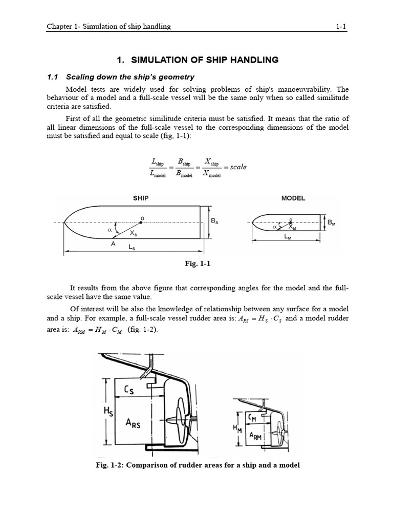 Ship Handling Simulation and Dynamics | PDF | Reynolds Number | Ships