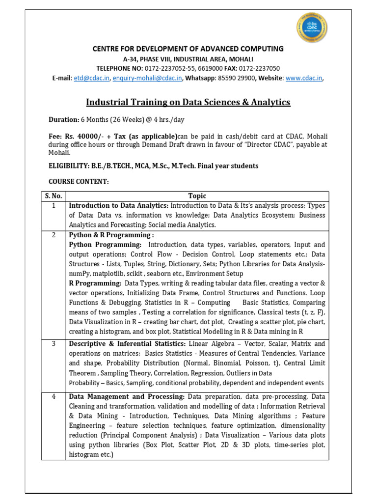 Data Sciences Analytics | PDF | Machine Learning | Data Analysis