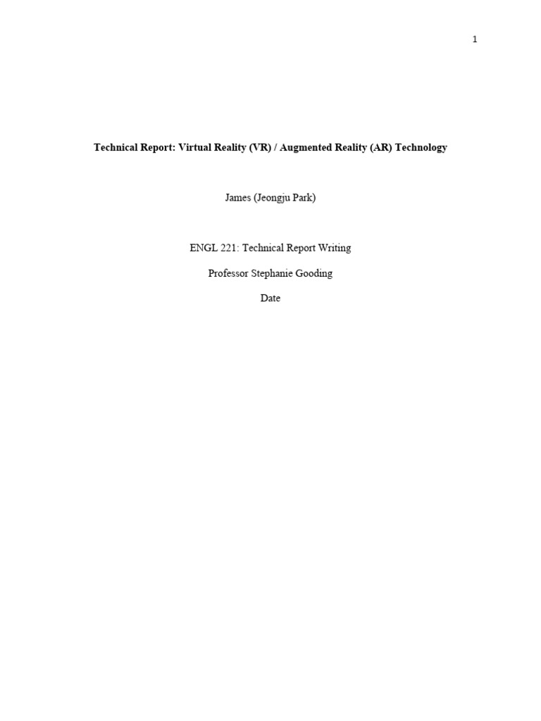 Virtual Reality Augmented Reality Technology | PDF | Virtual Reality | Augmented Reality