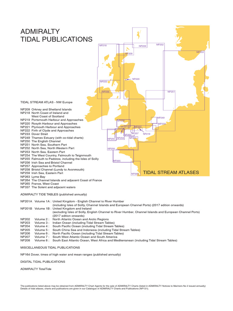 Tidal-Stream-Atlas-NW-Europe | PDF | Tide | North Sea