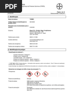 Ficha de Segurança: Bovéria-Turbo | PDF | Incêndios | Pesticida