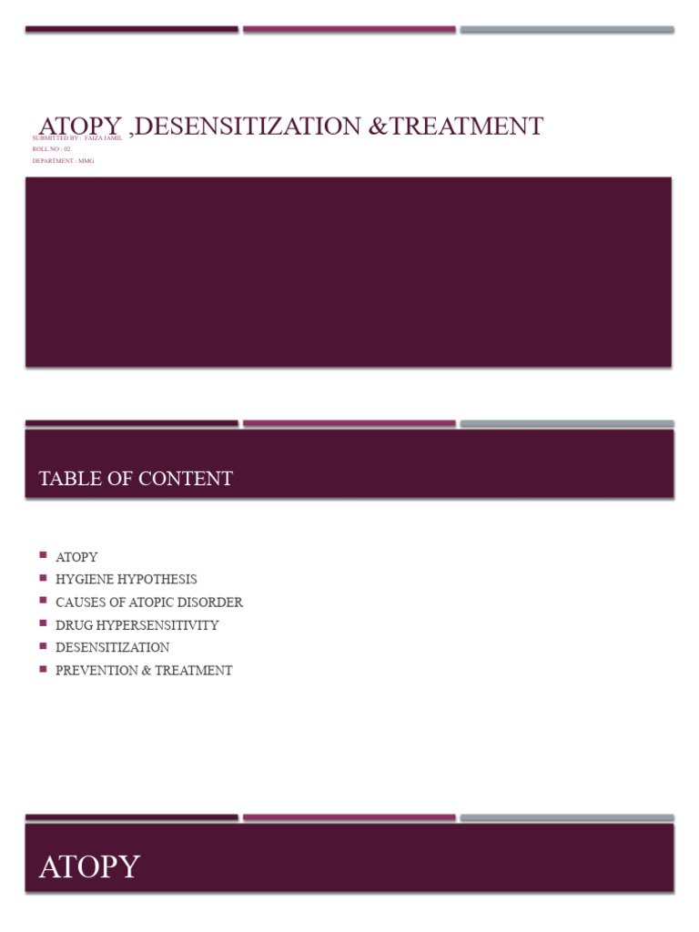 atopy | PDF | Allergy | Allergen