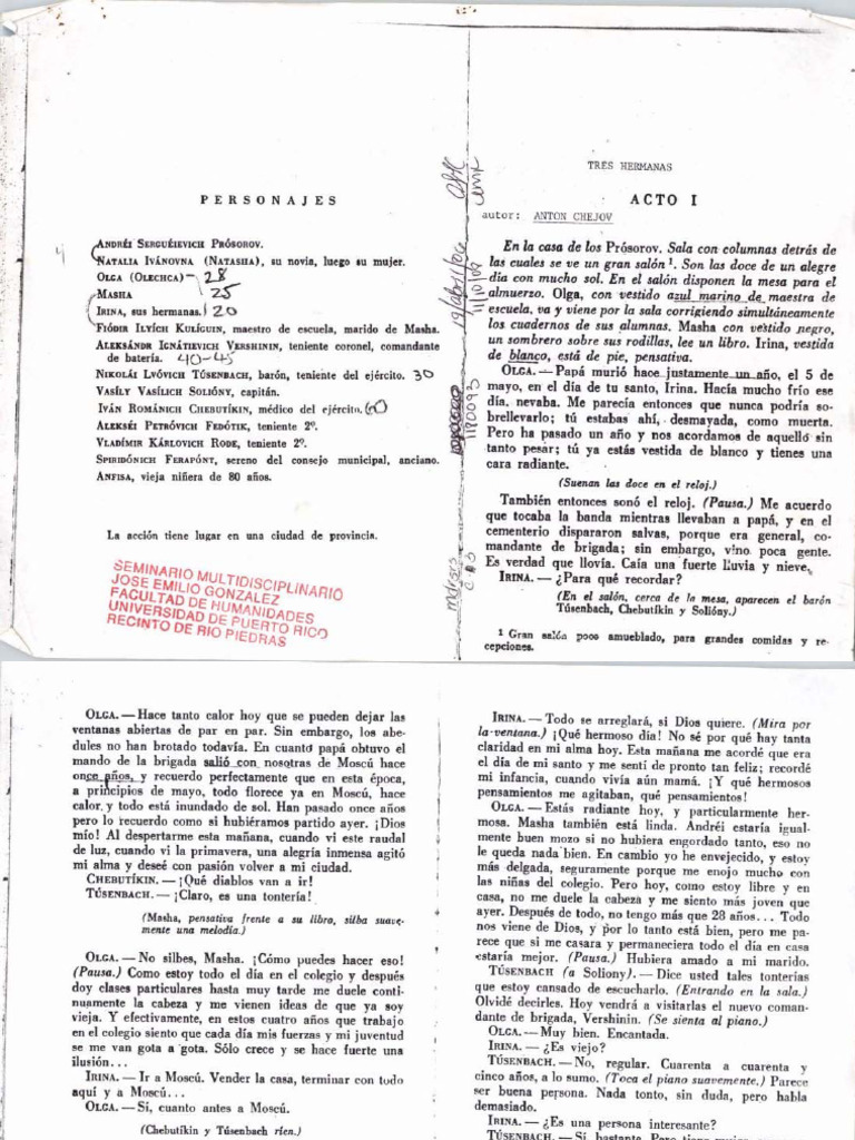 Tres Hermanas Las | PDF