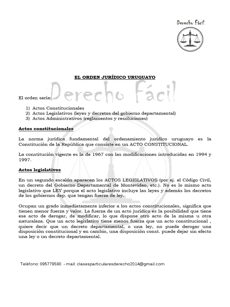 Orden Jurídico | PDF | Constitución | Regulación
