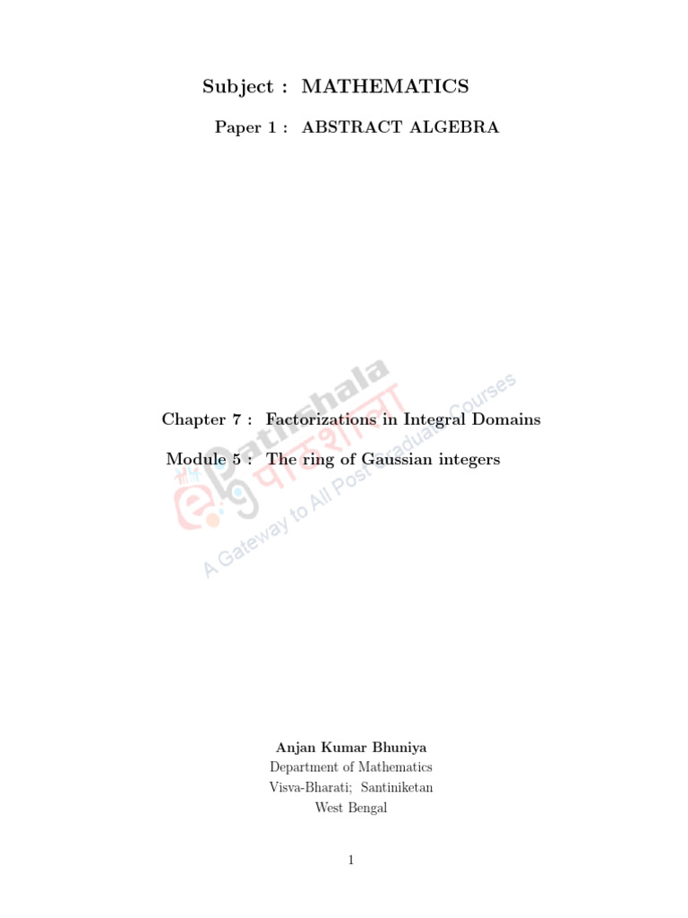 1468559154E textofChapter7Module5 | PDF | Ring (Mathematics) | Integer