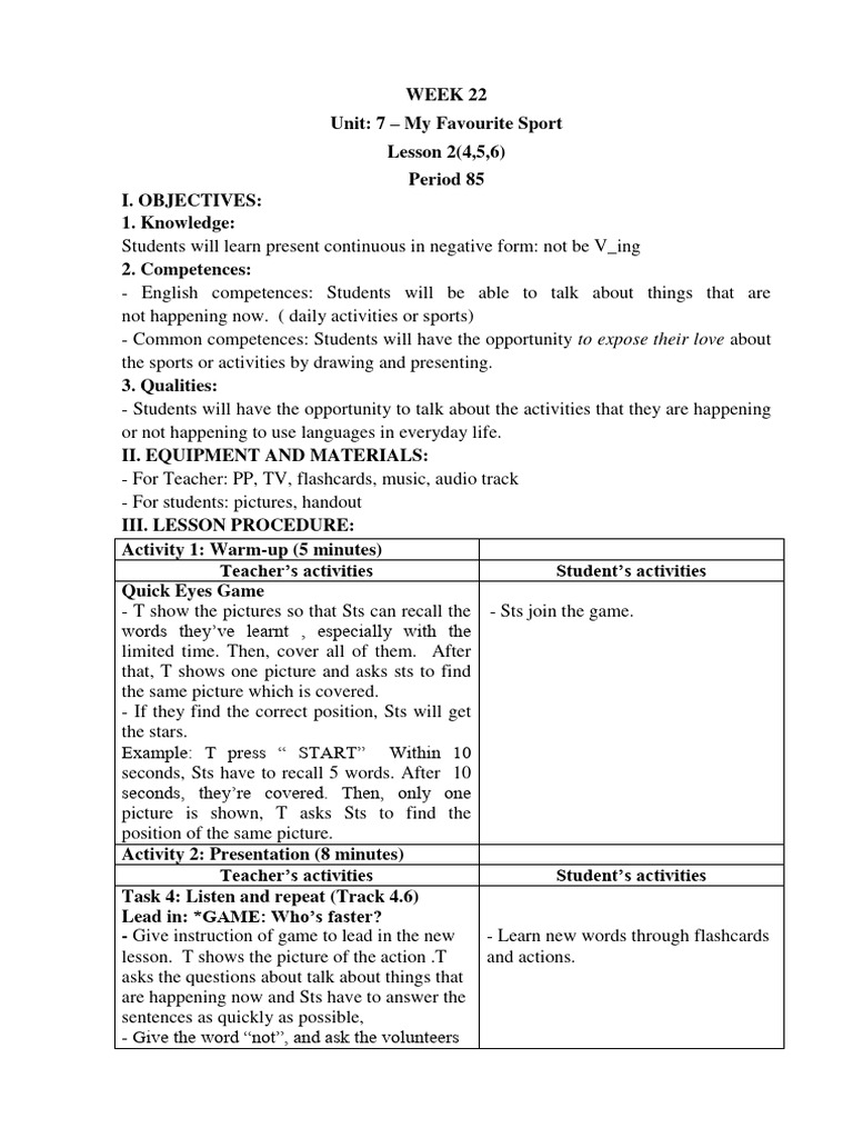 Tuần 22-Ta3 PDF | PDF | Vocabulary | English Language