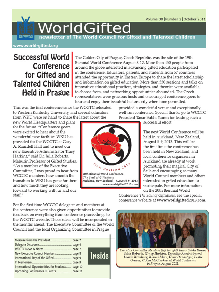 Mr. Instinct - World Gifted Newsletter of The World Councilfor Gifted ...