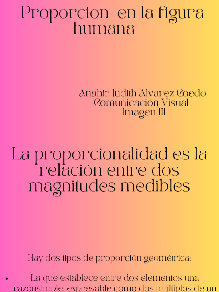 Proporcion En La Figura Humana Pdf