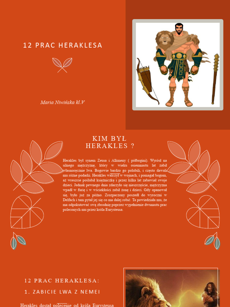 12 Prac Heraklesa | PDF