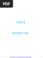 Cat4 Test Practice For Year 9 10 Level F | PDF