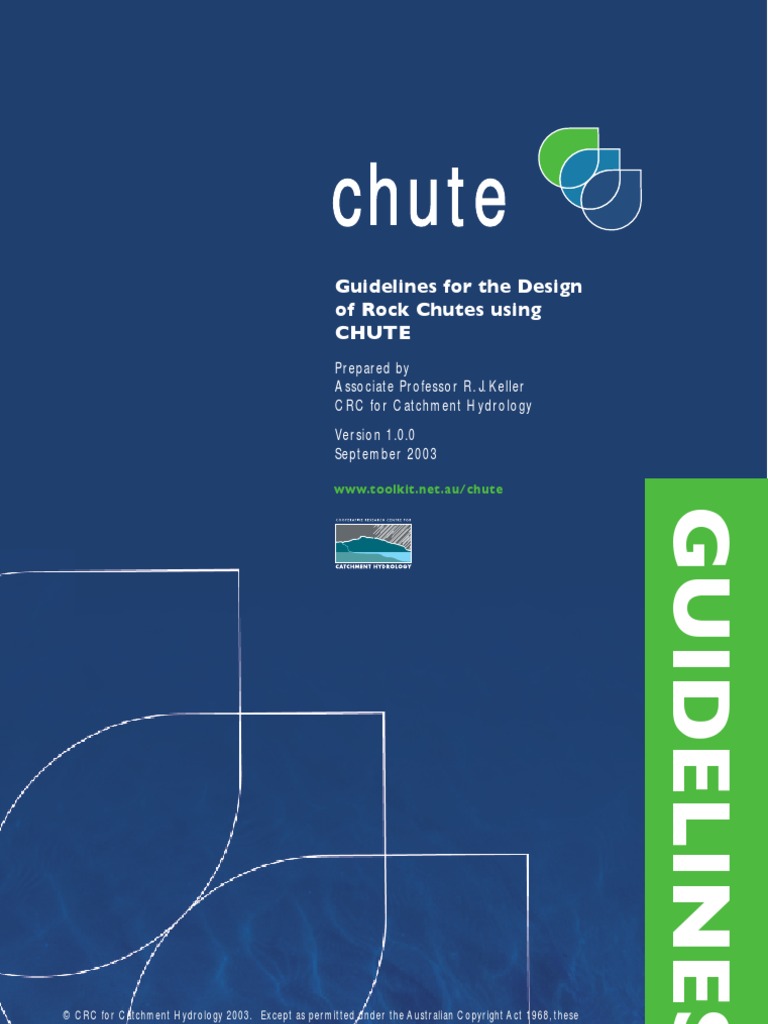 Chute: Guidelines For The Design of Rock Chutes Using Chute | PDF ...