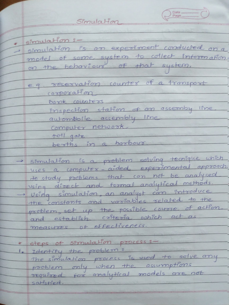 Simulation | PDF | Simulation