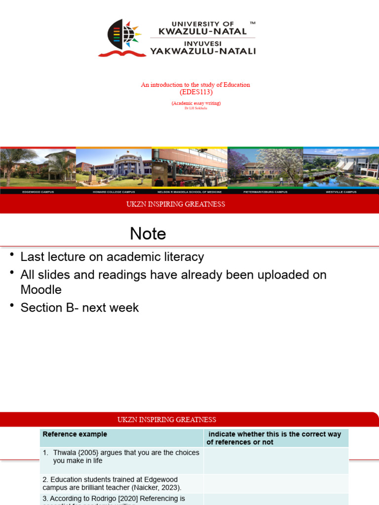 Lecture 4 Academic Writing | PDF | Essays | Plagiarism