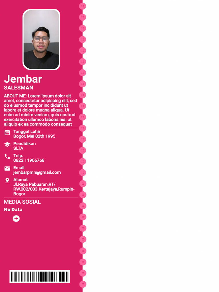 CV Lamaran Kerja | PDF