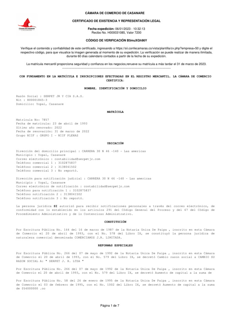 Cc 06012023 Serpet Jr Cia Sas Pdf