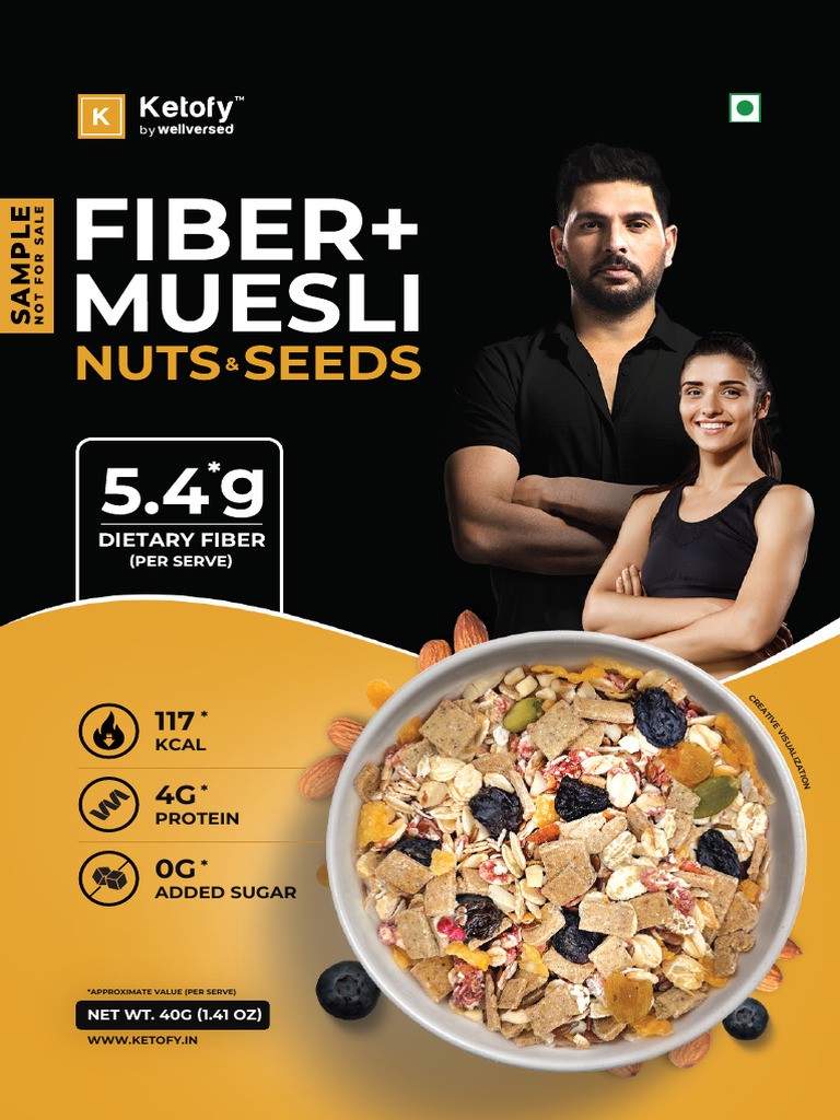 Keto Muesli: Low-Calorie, High-Fiber Cereal | PDF | Carbohydrates | Foods