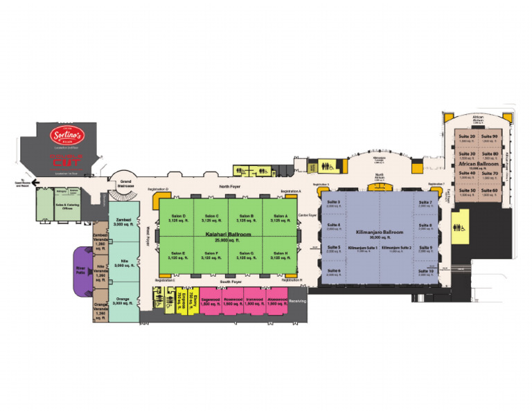 kalahari floor plan map | PDF