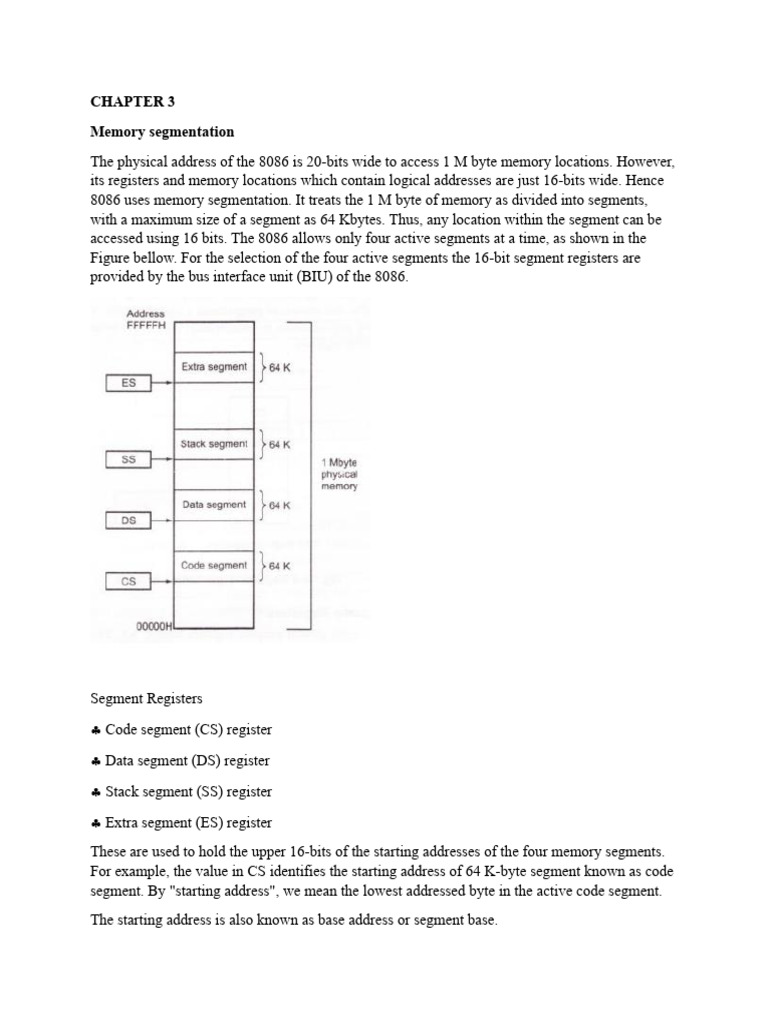 CHAPTER 3 Microprocessor | Download Free PDF | Pointer (Computer Programming) | 64 Bit Computing