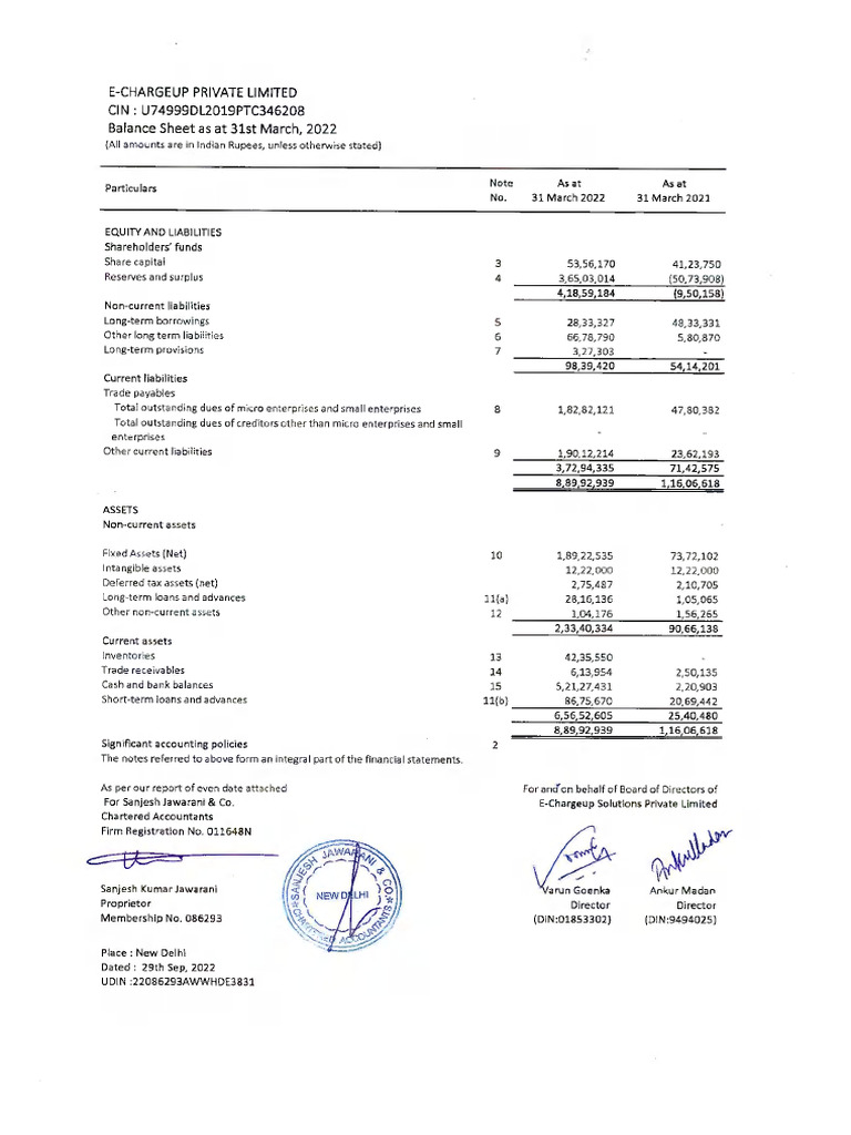 Financial Statement and Auditor Report Final | PDF