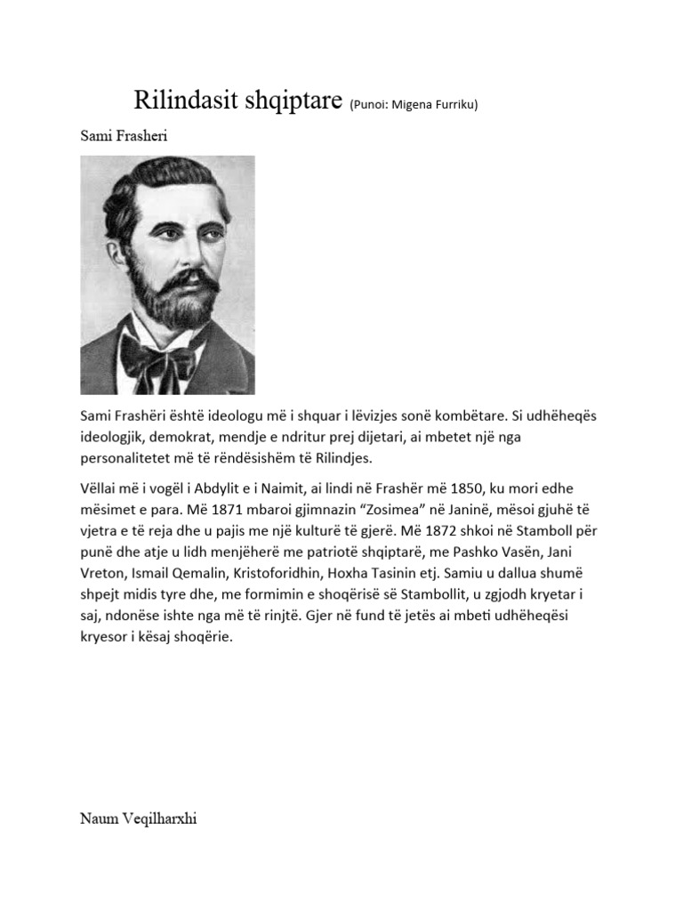Rilindasit Shqiptare | PDF