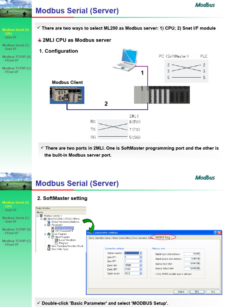 Modbus in ML200 | PDF | Transmission Control Protocol | Input/Output