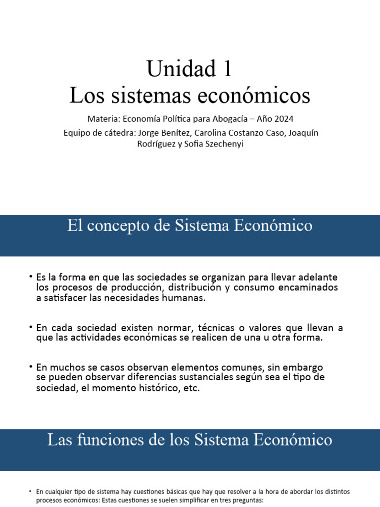 Clase 3 - Sistemas Económicos | Descargar gratis PDF | Sistema económico | Capitalismo
