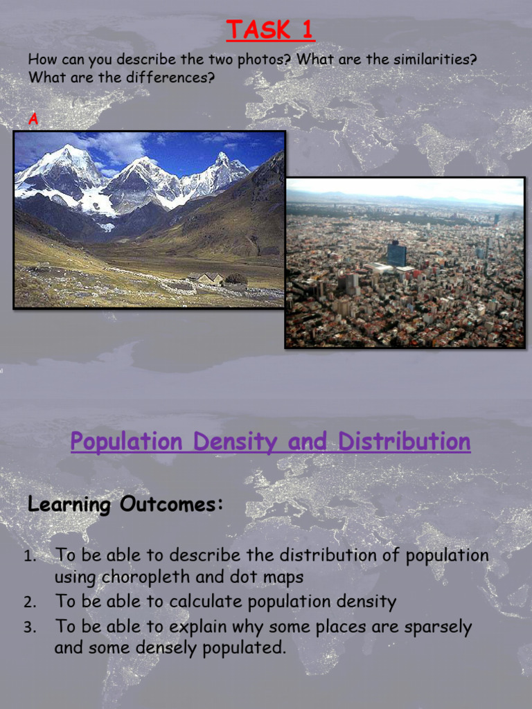 Population Density Y8 | PDF | Population Density | Nature