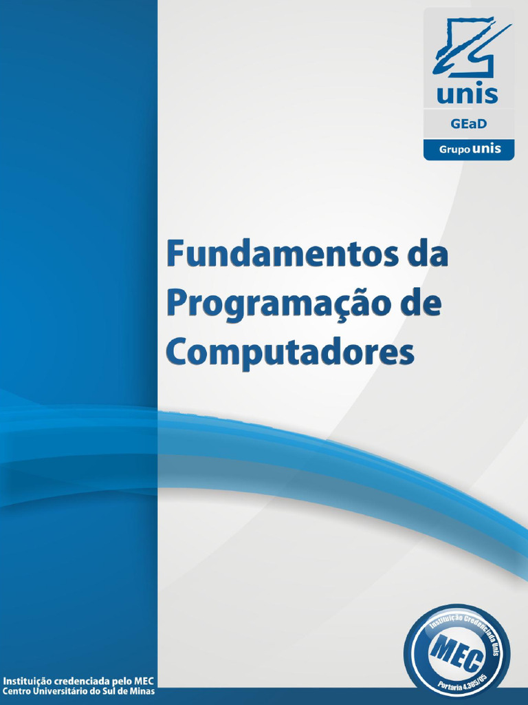 Guia de Estudos - Fundamentos Da Programação de Computadores | Download ...