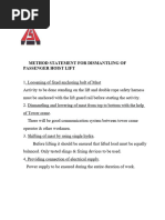 Method Statement Container Unloading | PDF | Crane (Machine)