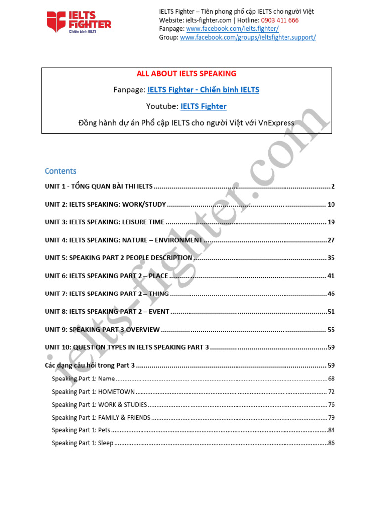 IELTS Speaking Guide for Vietnamese Learners | PDF | Vietnam