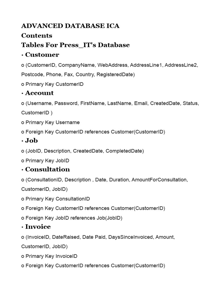 Advanced Database Ica | PDF | Databases | Database Index