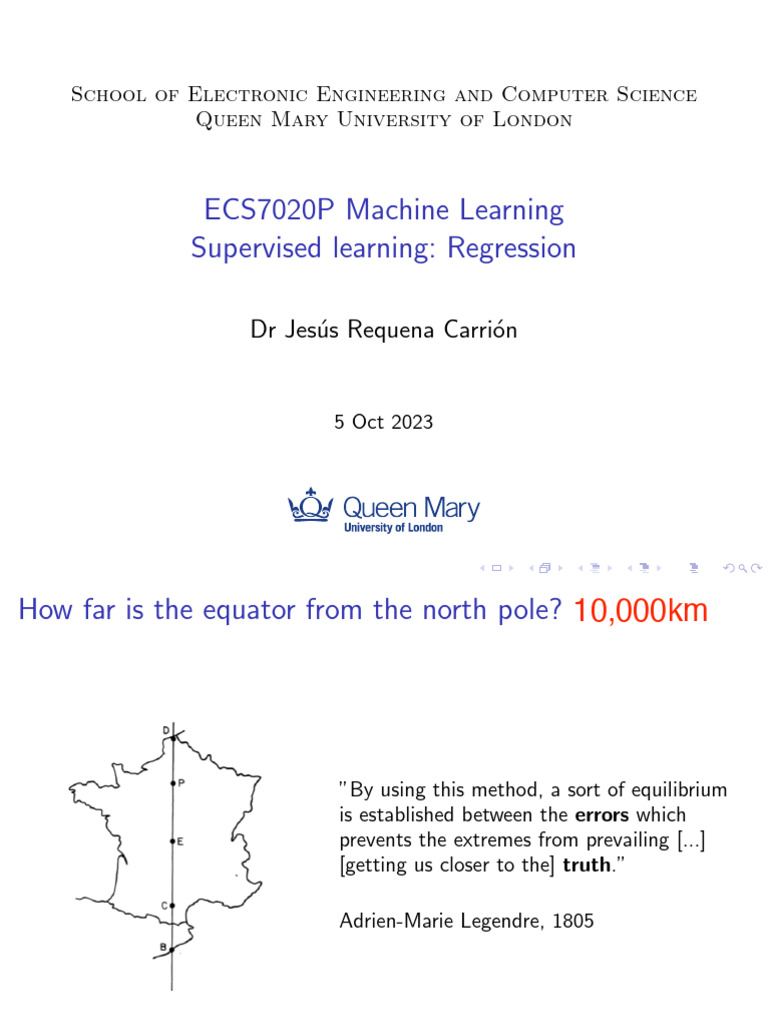 W2 Ecs7020p | PDF | Linear Regression | Mean Squared Error